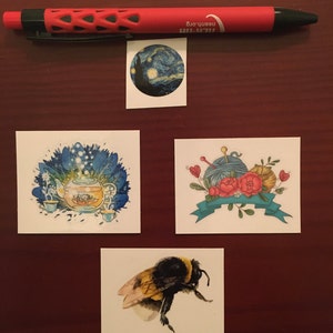 Any 3 Sticker Pack, Sticker Pack, Choose Any 3 Stickers, Custom Sticker ...