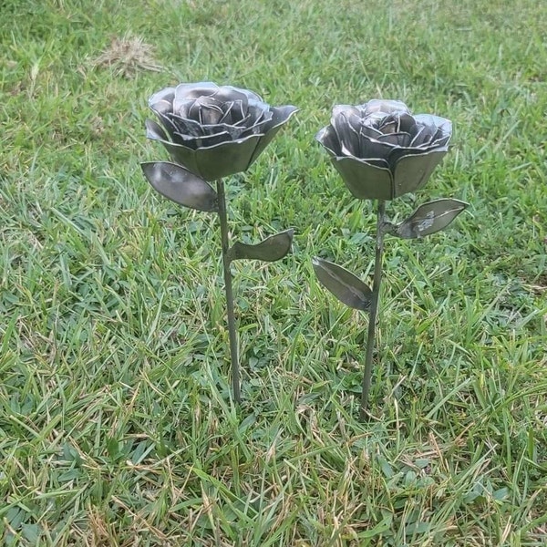 DIY Metal Rose // Metal Rose Kit // DIY Welding Kit // Stem Included ...