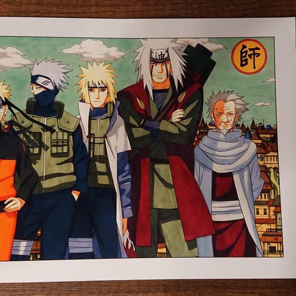 Anime Poster Wall Art Manga Gift Ideas, Shonen Manga Present, Anime Art ...