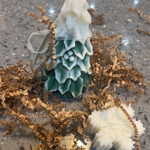 Large Container Candle L Valentine's Day Gift L Frosted Candle L ...