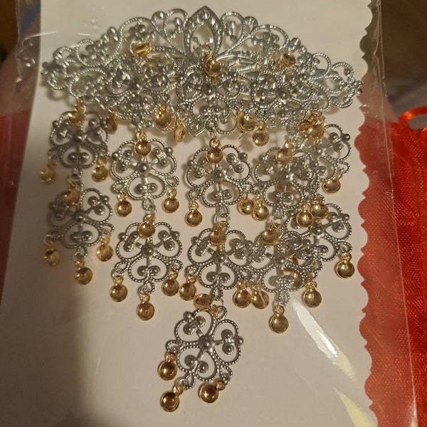 Solveig - Traditional Norwegian Filigree Scroll Sølje Style Necklace ...