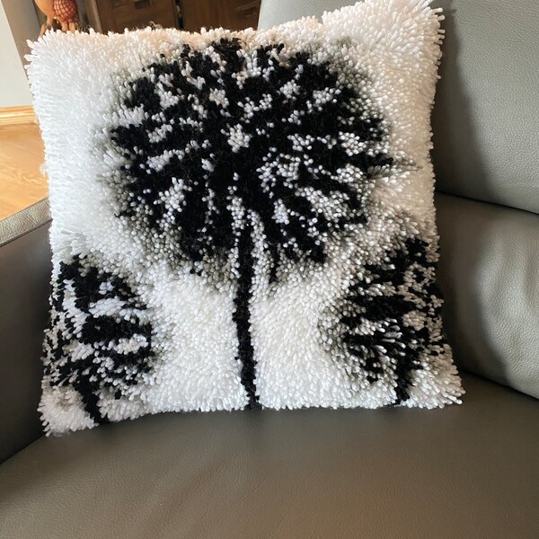 Blue Latch Hook Kits, Large Latch Hook Rug Kit for Adults Latch Hook ...