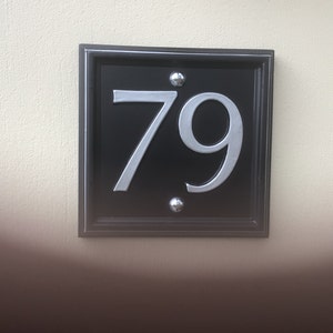 Traditional House Number Sign Hand-painted Poppy Flowers - Etsy UK