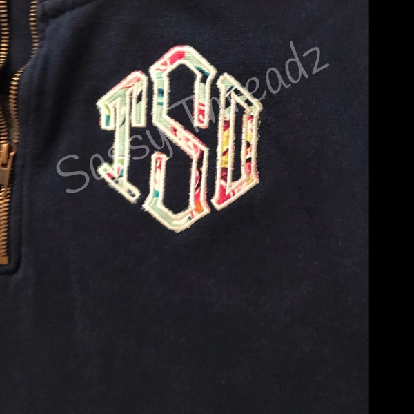 Point Monogram Applique Machine Embroidery Font Alphabet - 4 Sizes - BX ...