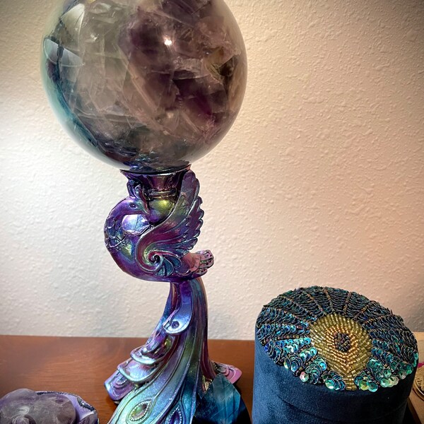 Mermaid Sphere Holder, Sea Life, Beach, Nautical, Fantasy - Etsy