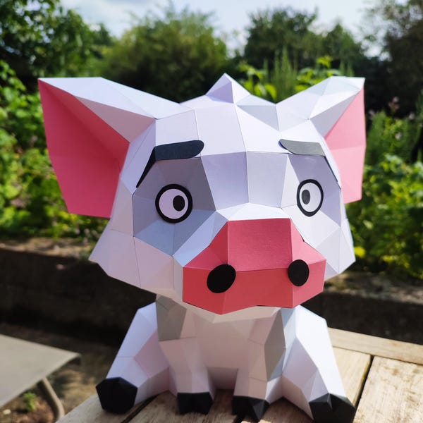 Papercraft Pooh Bear PDF, 3D SVG Cricut Template for Creating 3D Pooh ...