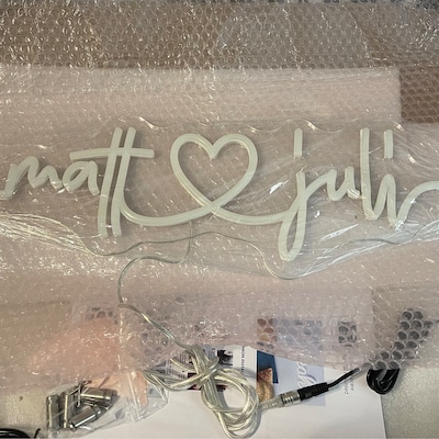 You Are Beautiful Custom Neon Sign With Heart Personalized - Etsy