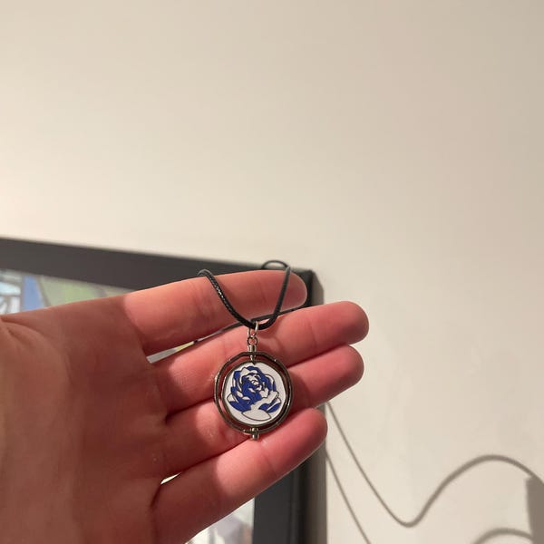 Bleach Quincy Ishida Uryuu Necklace, Ginrei Gojiaku Amulet Necklace ...