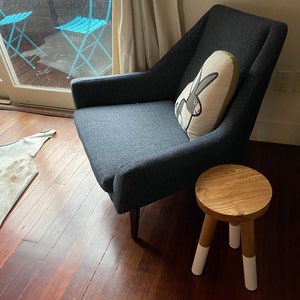 4 Legged Dipped Leg Wooden Stools Farmhouse Step Stool - Etsy