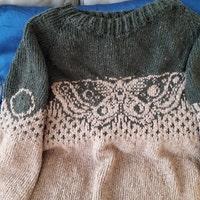 Moon Moth Sweater Knitting Pattern - Etsy Canada