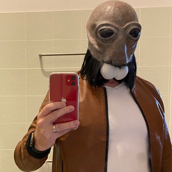 Aqualish Mask (ponda Baba,walrus Man) Silicone Mask - Etsy