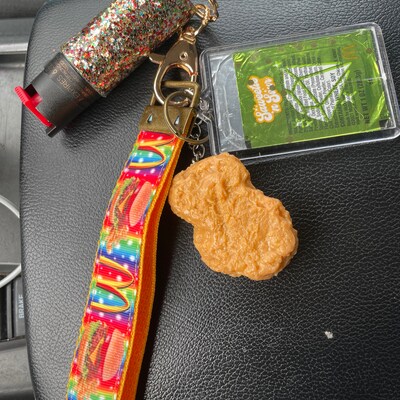 LA Los Angeles Dodgers Baseball Key Fob Wristlet Keychain Stocking ...