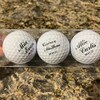 3 Custom Design Golf Balls With Double Print, Pack of 3 Personalized ...