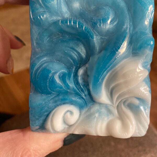 Ocean Waves Soap, Beach Theme Gift, Vegan, Made in Wisconsin - Etsy