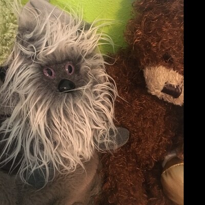 Weighted Stuffed Monster Orchid the Woobie Monster - Etsy