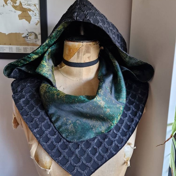 Hooded Cowl With Lining - Digital PDF Pattern and Sewing Guide ...