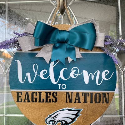 12 Buffalo Bills Wood Round Door Sign Welcome to Our Home Billieve ...