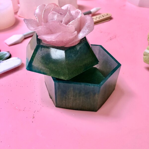 Jewelry Box Mold,silicone Box Mold,epoxy Resin Box Molds, Creative ...