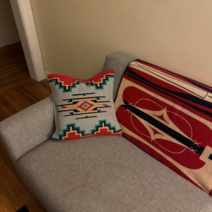 Grey and Blue Aztec Rug Tribal Rug Southwestern Rug Kilim - Etsy