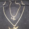 14k Gold Vermeil Redfish V.2 Necklace, Redfish in Action Charm, Red ...