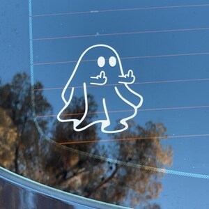 Glow in the Dark Middle Finger Vinyl Decal - Etsy