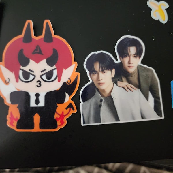 LOOK KHUNNOO Adorable Kawaii Vinyl Gift for BL Lover , Laptop Decals ...