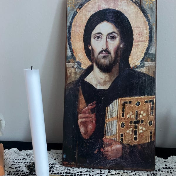 Saint Kassiani the Hymnographer LARGE 19x26cm-7.48x10.24in Byzantine ...