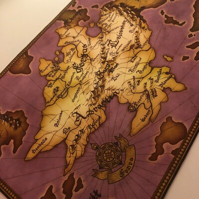 Fire Emblem Three Houses Fodlan Cloth Map - Etsy