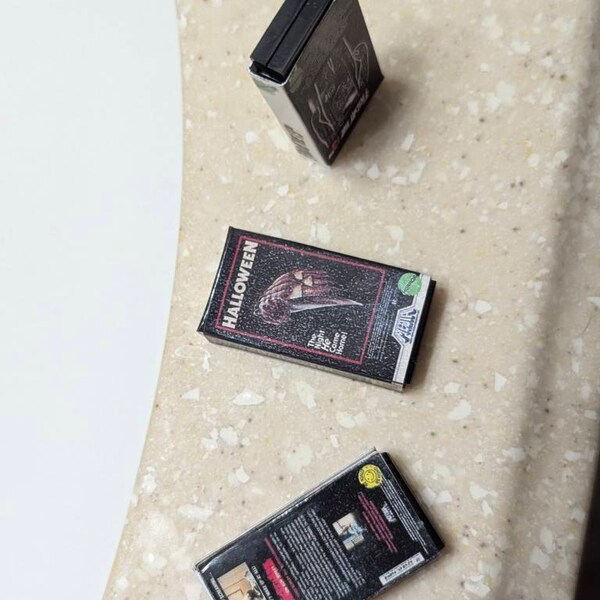 VHS Inspired Mini Magnets 1" X 2" Lots of Titles You Choose! Horror ...