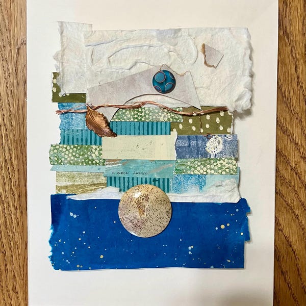 BEST DEAL! 100 Mini Pieces Mixed Grab Bag Gelli Plate Papers for Use in ...