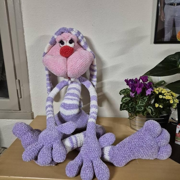 121 Bunny Rabbit Crochet Pattern - Dude Keks Amigurumi Soft Toy PDF in ...