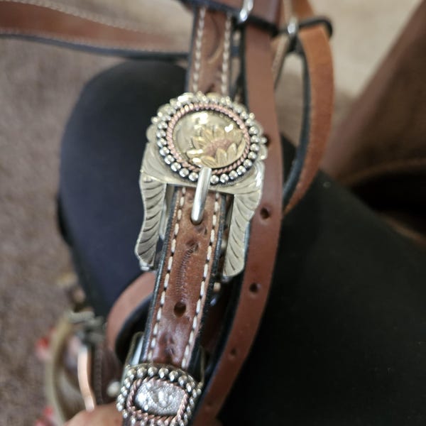 Handmade Slotted Copper Filagree Scroll With Turquoise Stone Collection ...