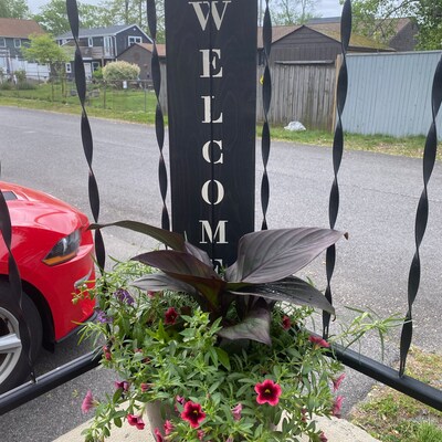 Welcome Sign, Rustic Wood Welcome Sign, Front Door Welcome Sign ...