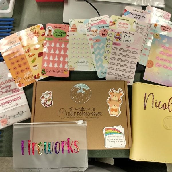 Budget Sheets Cute Animals Edition Money Tracker A6 Savings Challenges ...