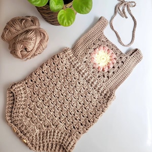 Crochet Dress PATTERN Granny Triangle Pinafore Dress sizes - Etsy