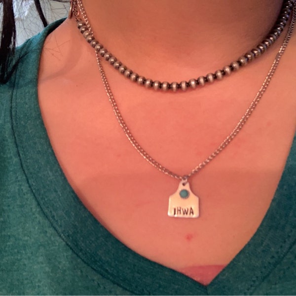 Ace of Spades Turquoise Necklace - Etsy