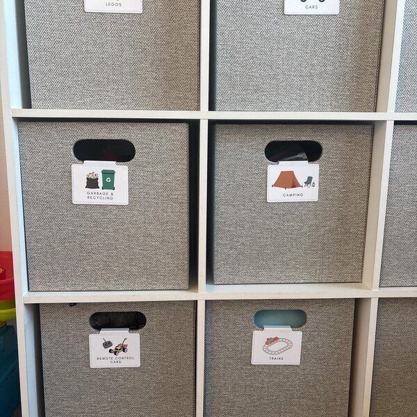 Garage Storage Labels, Organized Labels, Custom Labels, Basement ...