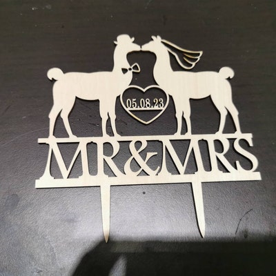 Elephant Wedding Cake Topper Animal Cake Topper Animal - Etsy