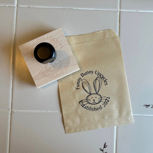 Large Custom Stamp 1 8 Wide Custom Logo Stamp for Branding Custom ...