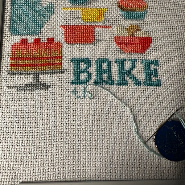 Modern Cross Stitch - Baking Cross Stitch Pattern by Tiny Modernist - Etsy