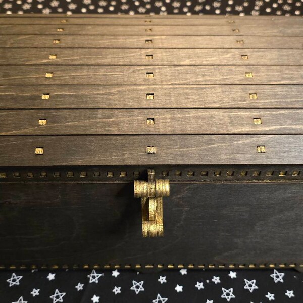 Wooden Tarot Card Chest With Modular Inside - Etsy