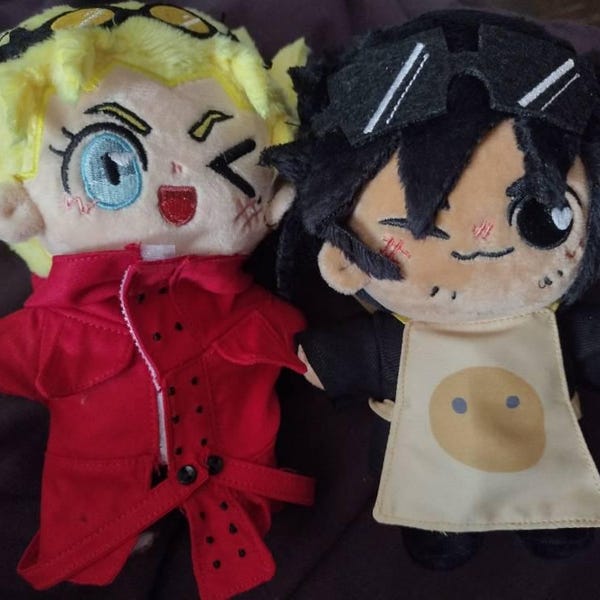 Trigun 98' Vash + Wolfwood Plush 15cm - Etsy
