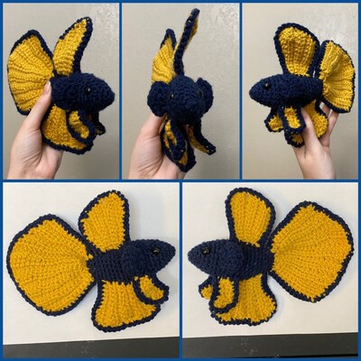 Betta Fish Crochet Amigurumi Pattern PDF - Etsy