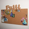 Personalized Cork Board With Name, Cork Board Letters, Personalized ...