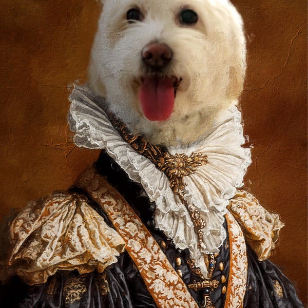 Personalized Pet Portraiture From Original Pet Picture | Custom Canvas ...