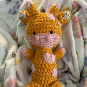 2in1 Crochet Pattern Kakao the Giraffe, Cute Giraffe, Strawberry ...