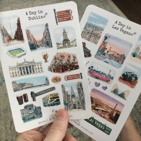 Copenhagen Stickers for Travel Journal Sticker for Journal Europe ...