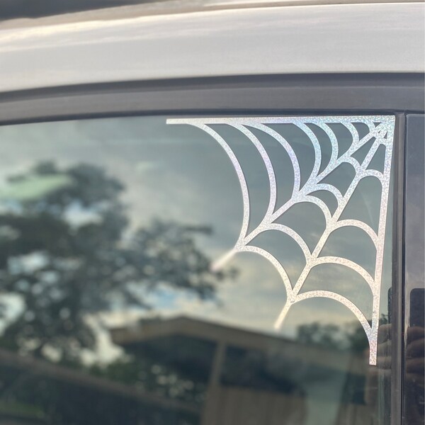 Spider Web Decal | Halloween Decals for Car | Spooky Bitch | Goth Car ...
