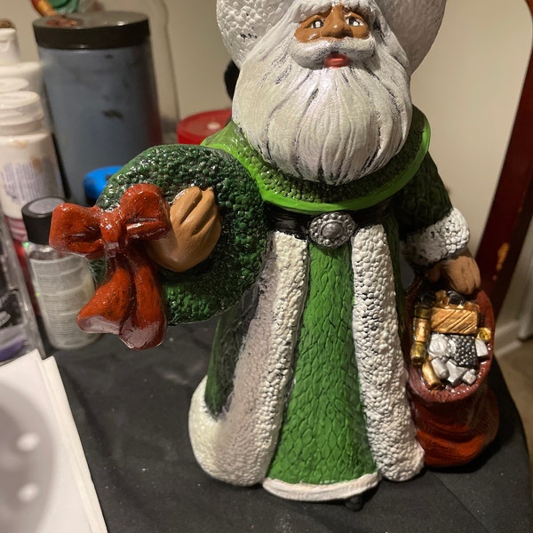 Seashell Santa in Bisque Ready for You to Paint - Etsy