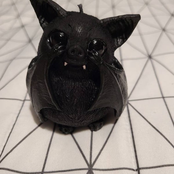 Creepy Cute Bat Shaped Pillar Candle Birthday Gift for Goth Girl ...